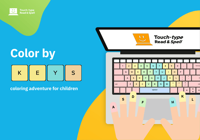 Coloring Adventure for Children | Touch-Type Read & Spell