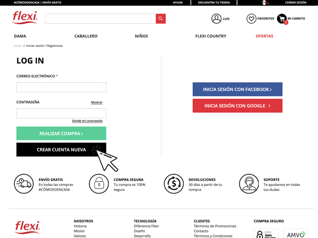 Cómo comprar en flexi.com.mx - Sitio Flexi