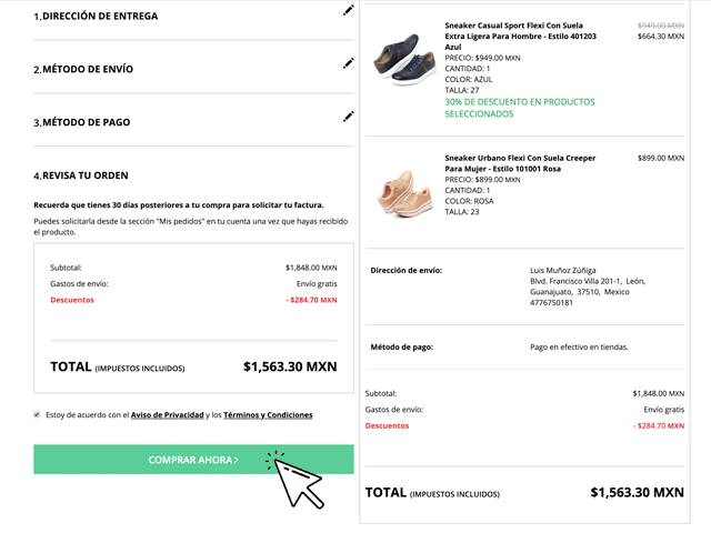 Cómo comprar en flexi.com.mx - Sitio Flexi