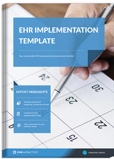 EHR Implementation Template - customizable EHR implementation plan tool