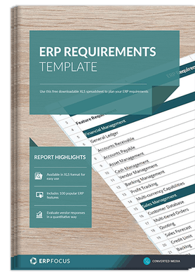 ERP Requirements Template - Free Guide from ERP Focus