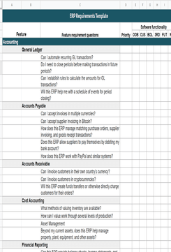 COMPANES WHO HAVE USED ERP FOCUS DURING THEIR SELECTION