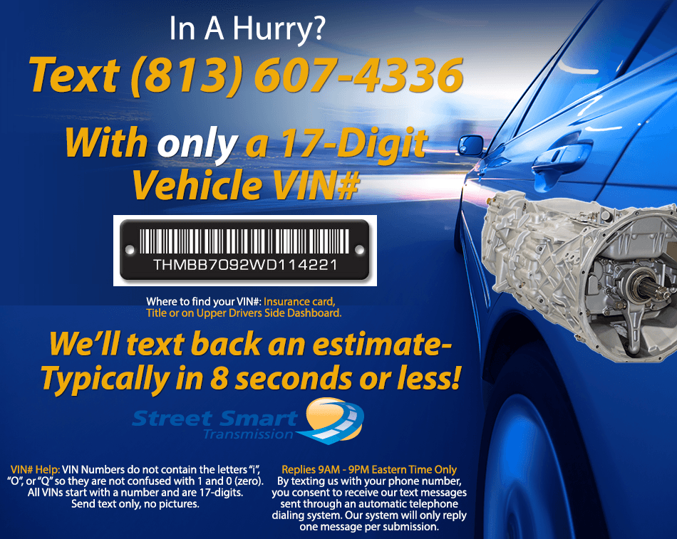 Street Smart® Transmission | Remanufactured Transmissions - Estimate by ...