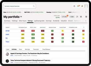 Seeking Alpha Mobile Apps for iOS & Android