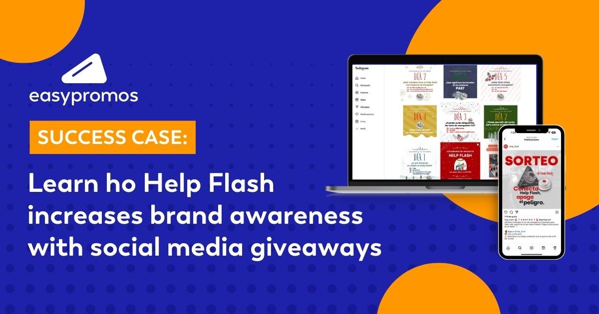 Learn how Help Flash increases brand awareness with social media giveaways