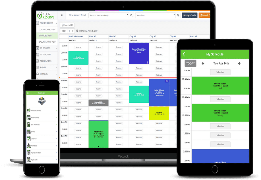 Tennis Club Management & Court Reservation Software - CourtReserve