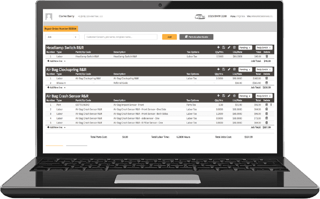 Body Shop Management Software For Small & Large Shops