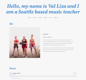 EPK Templates for Bands and Music Artists | Bandzoogle