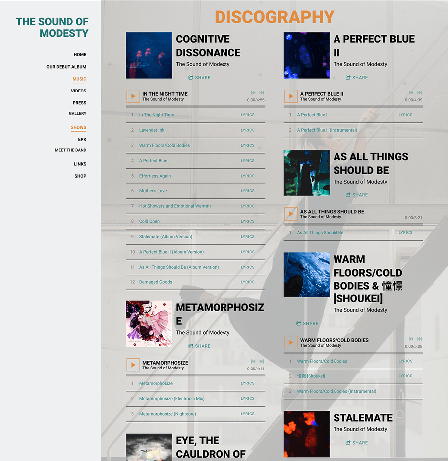 Build a music website that works | Bandzoogle