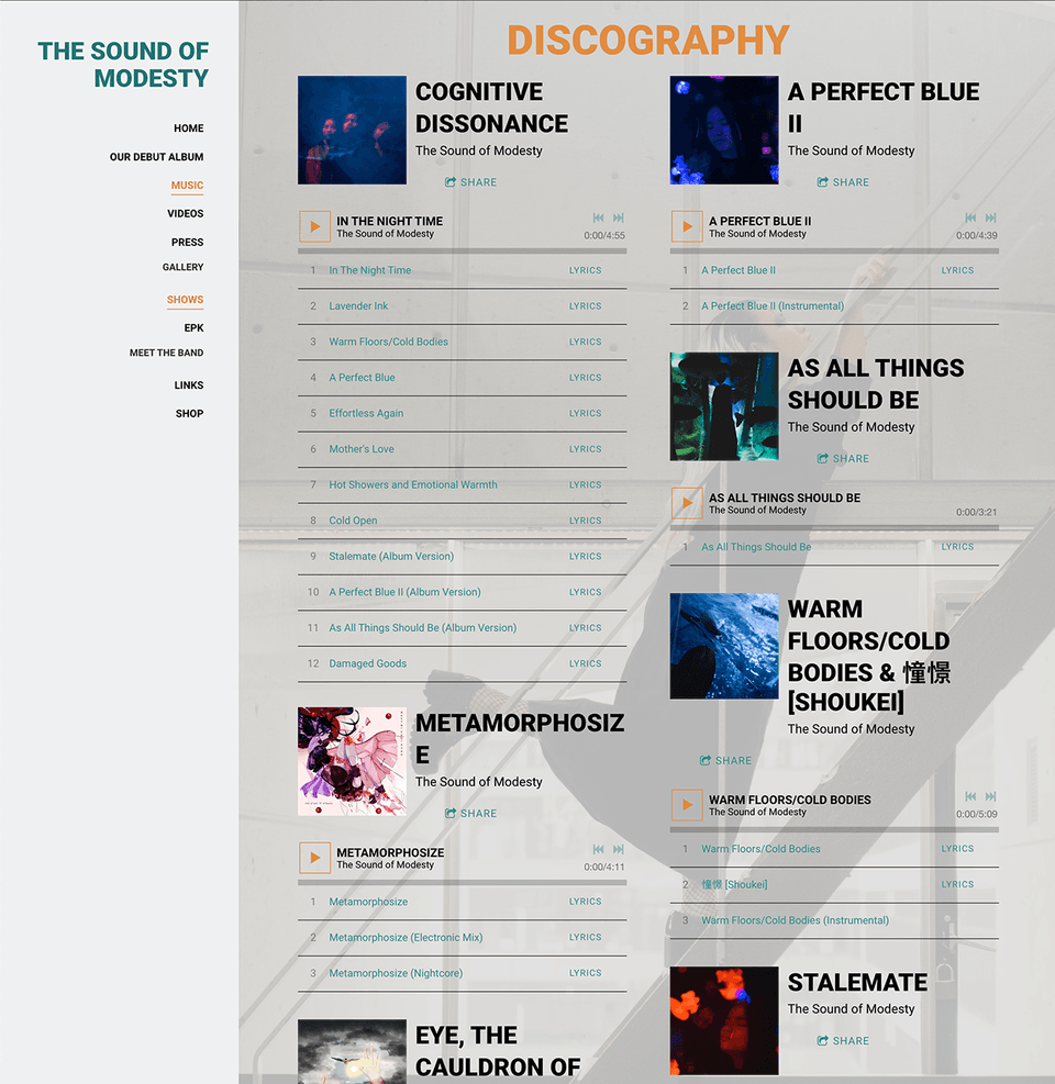Build a music website that works | Bandzoogle