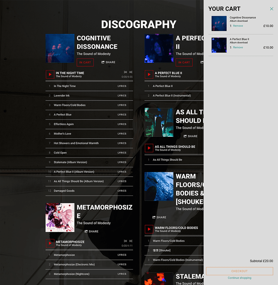 Build a music website that works | Bandzoogle