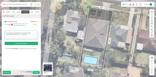 Plot plan for canibuild