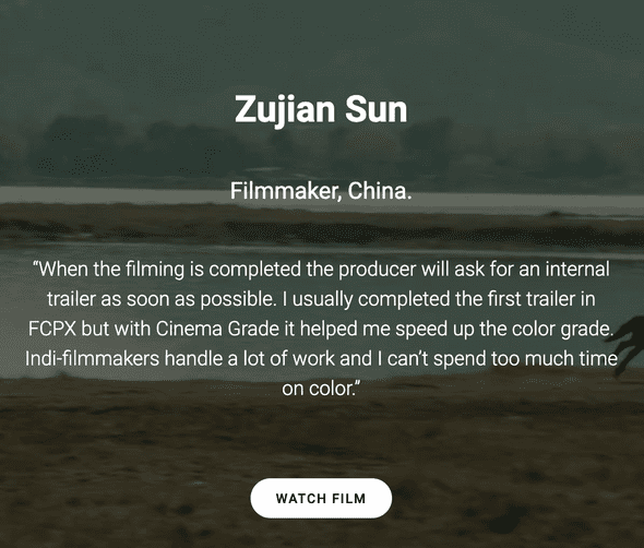 Cinema Grade FREE Trial - Color Grading Software