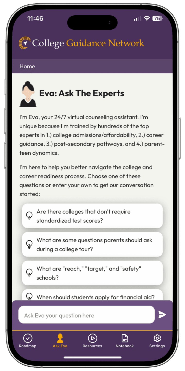 Try College Guidance Network Complete | AI College Planning