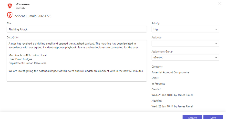 e2e-assure for Microsoft Teams | Faster Threat Detection and Response