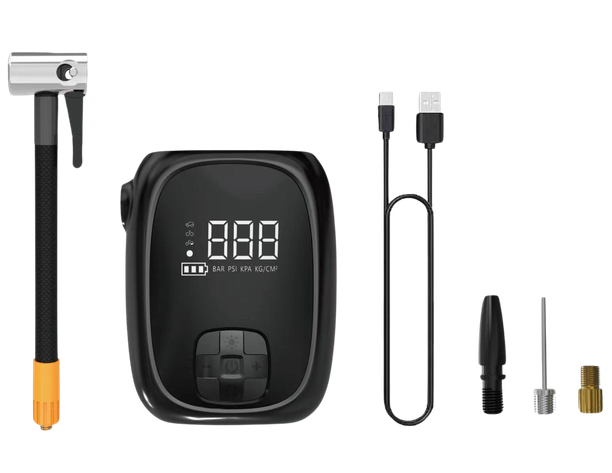 USE A SINGLE CHARGE TO INFLATE ALL FOUR WHEELS