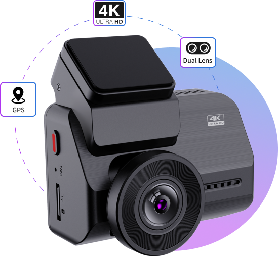 eCam RAPTIX Dash Cam – Advanced Safety Features at 37% OFF