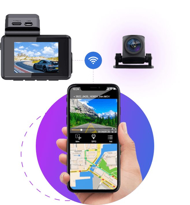 eCam RAPTIX Dash Cam – Advanced Safety Features at 37% OFF