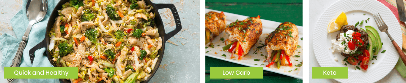 Weekly Meals Plans with Grocery List