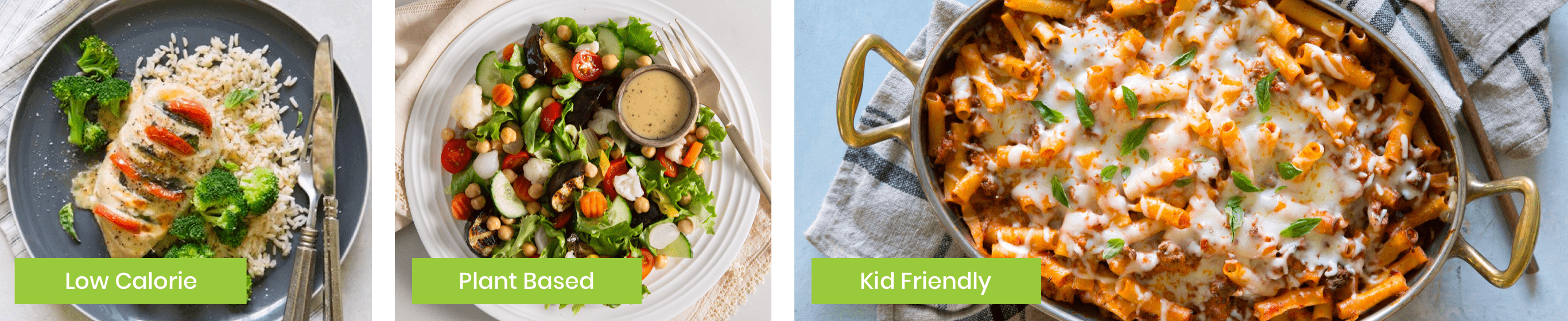 Weekly Meals Plans with Grocery List