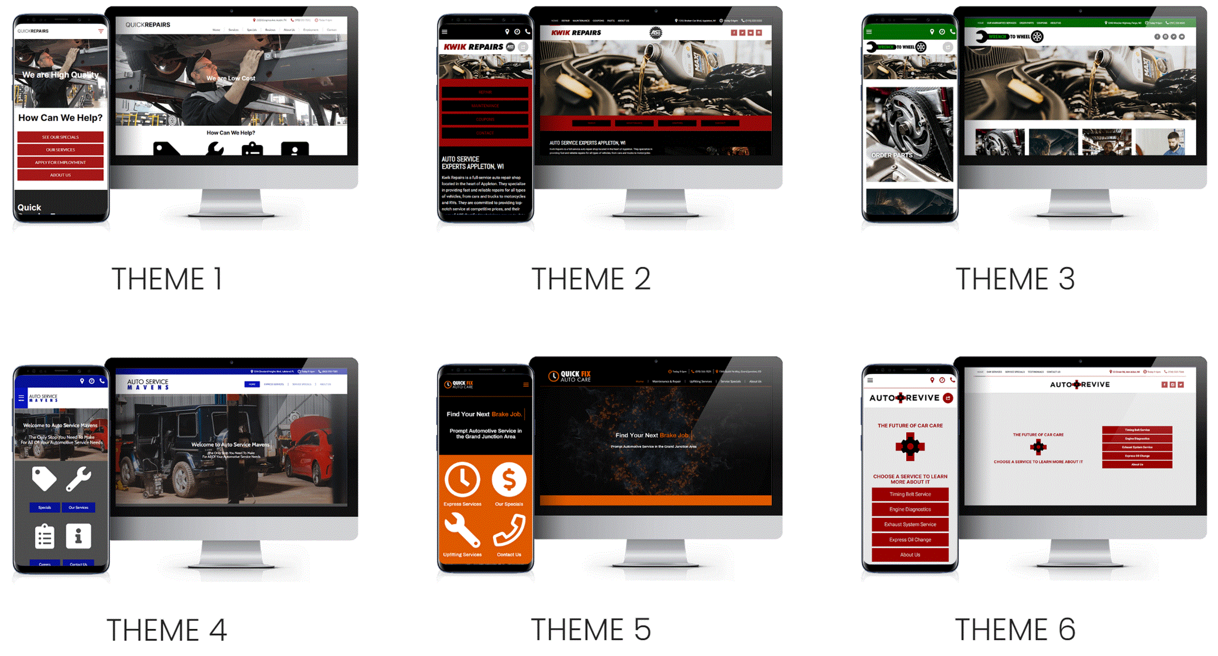 Identifix QuickSite Responsive Auto Repair Websites Powered By Solera ...