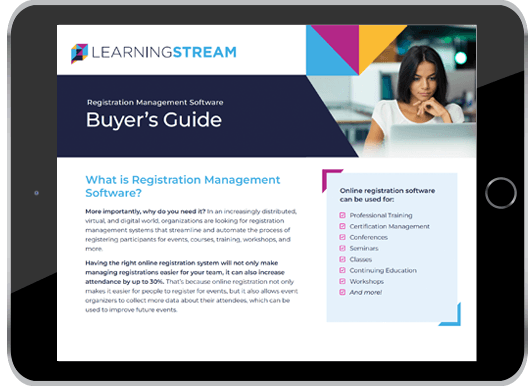 Registration Management Software Guide | Learning Stream