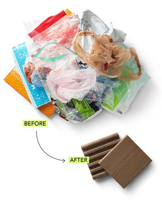 Recycle plastic film with Ridwell.