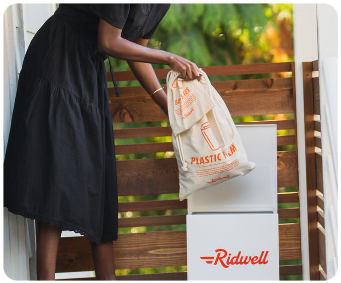 Recycle plastic film with Ridwell.