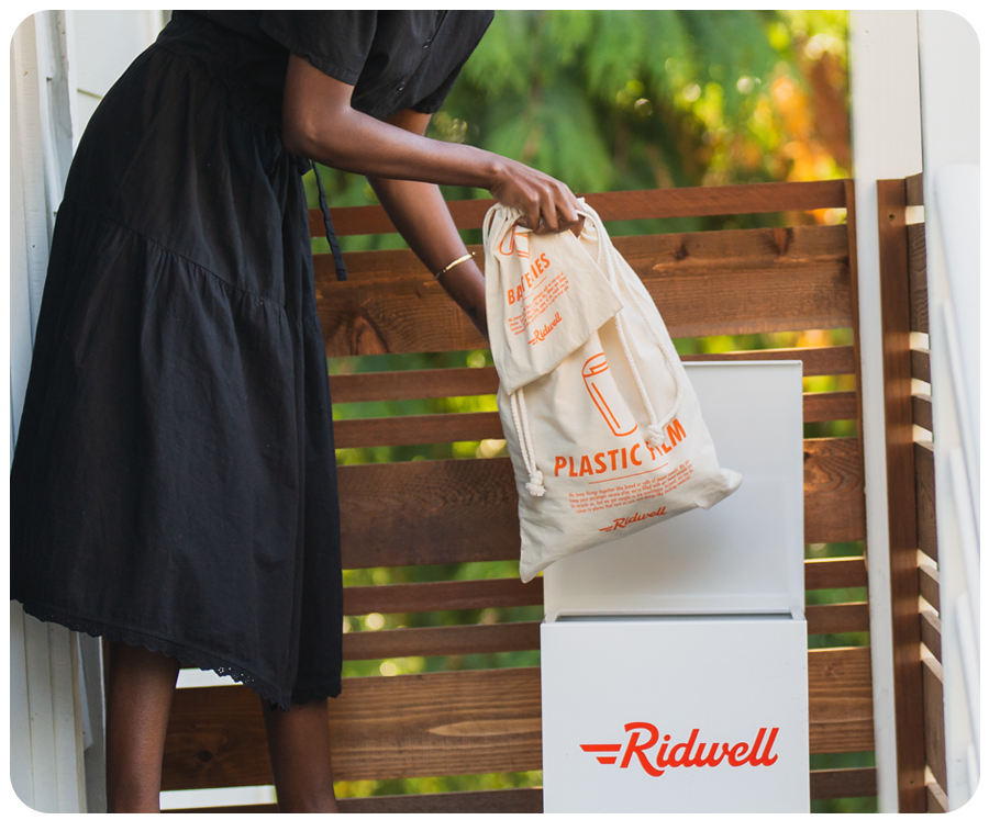 Send less to landfills with Ridwell.