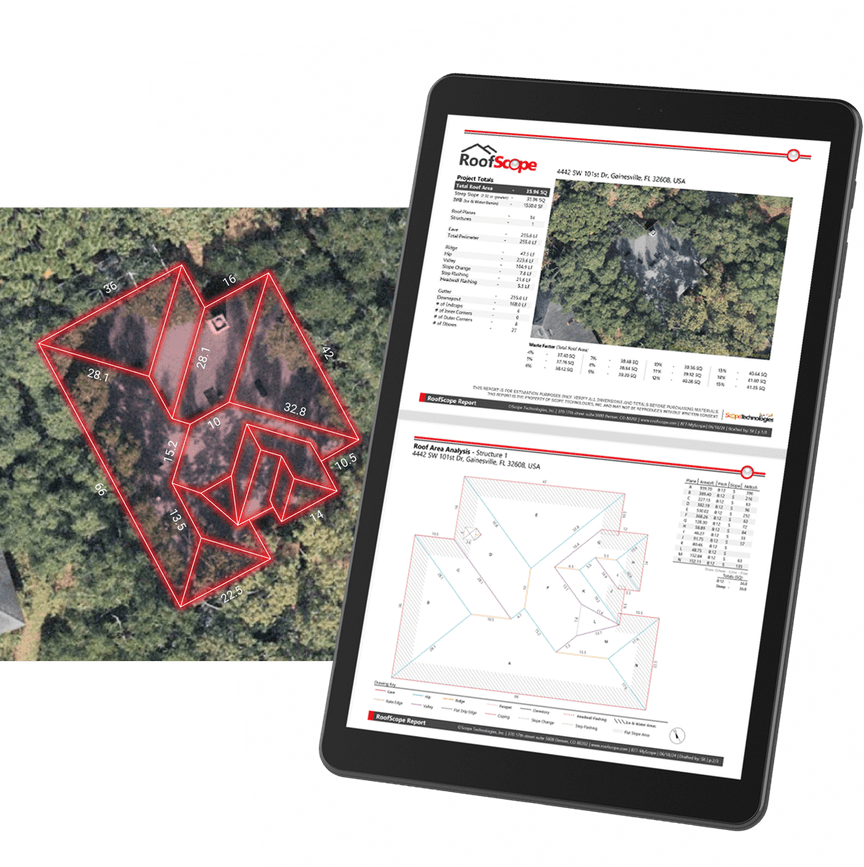 RoofScope: Fast & Accurate Roof Measurements and Reports.