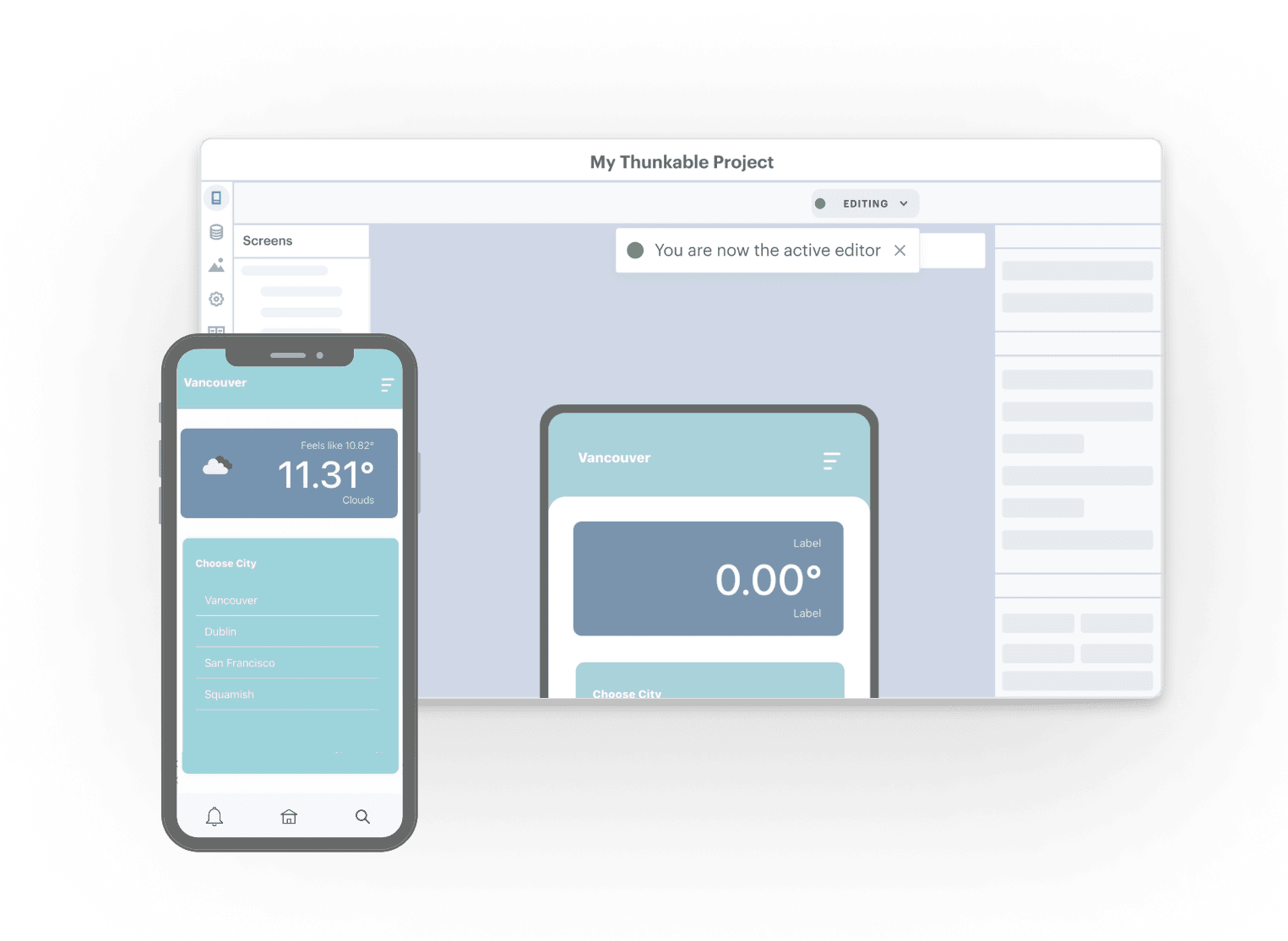 Online collaboration tools to help your team create native mobile apps | Thunkable