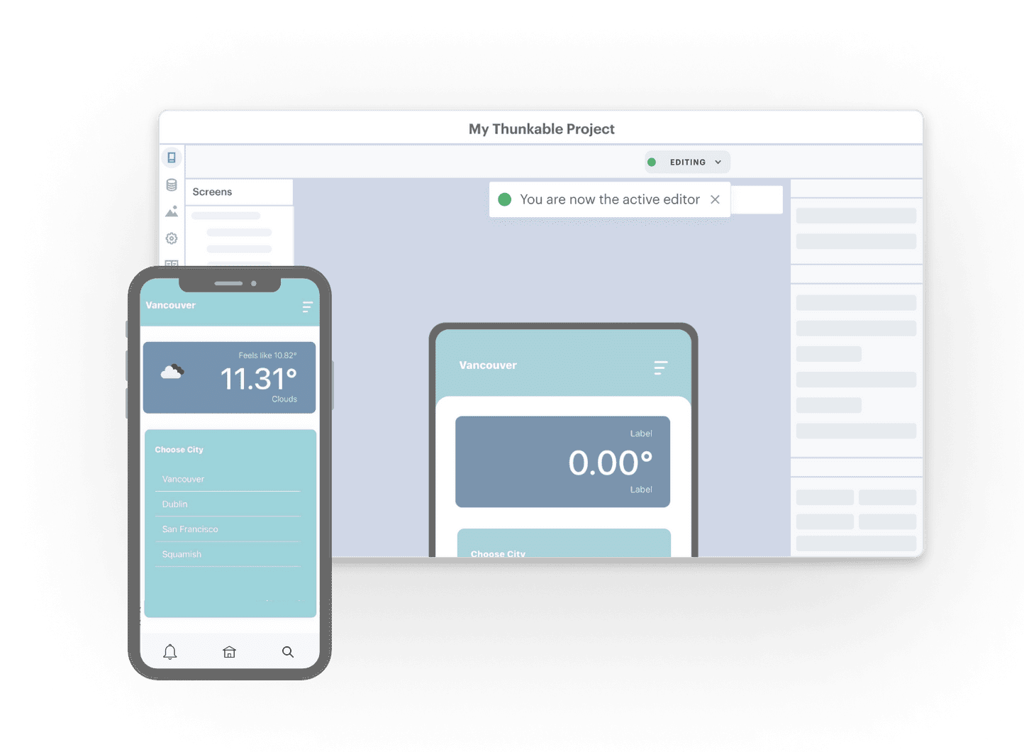 Online collaboration tools to help your team create native mobile apps | Thunkable
