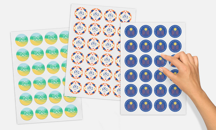 Adesivi rotondi | Stampa i tuoi Sticker rotondi personalizzati!