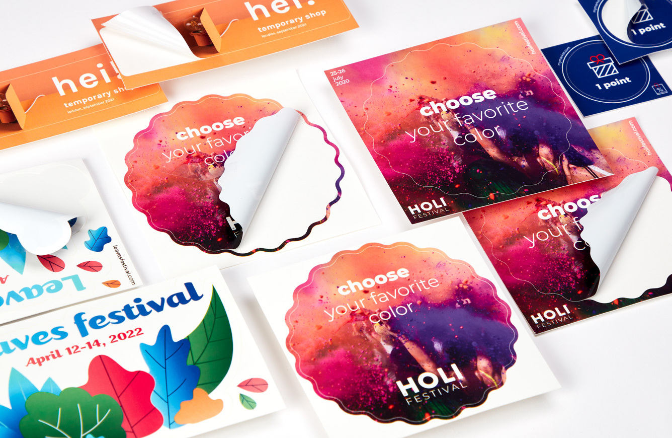 Sticker con Logo | Stampa i tuoi Adesivi con Logo