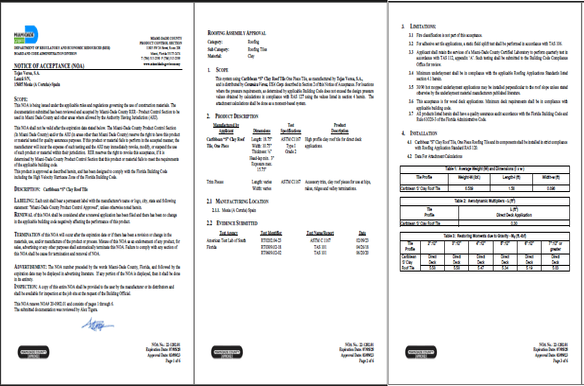 Open Notice of Acceptance