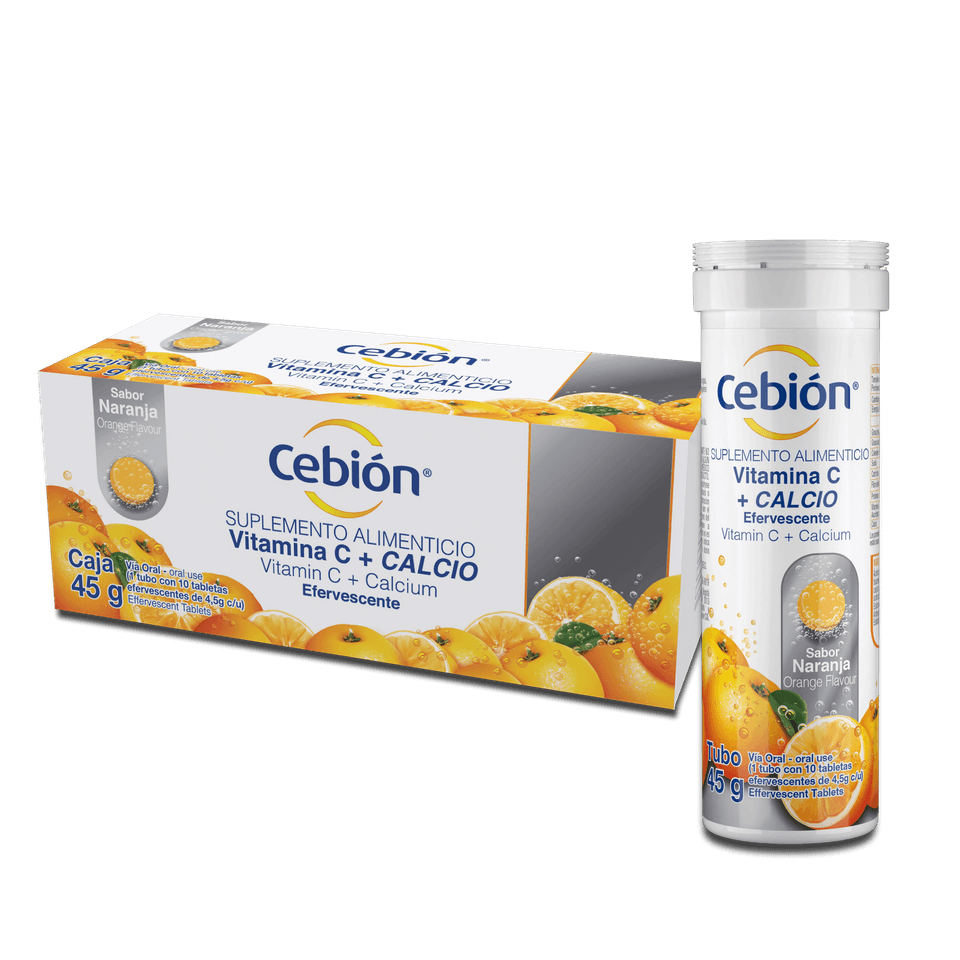Fortalece tus defensas con Vitamina C | Cebion®