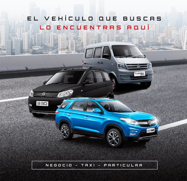 DFSK Perú las mejores SUV de 5 y 7 asientos. Vehículos Comerciales y SUV.