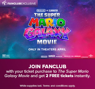 The Super Mario Galaxy Movie - 2 free tickets FanClub promotion