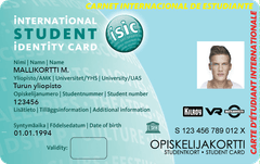 Student card? Frank.