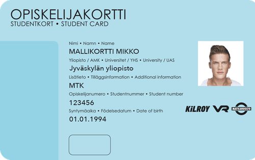 Student card? Frank.