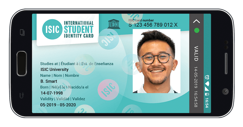 Student card? Frank.