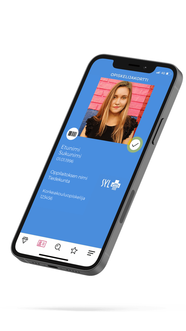 Opiskelijakortti? Frank.