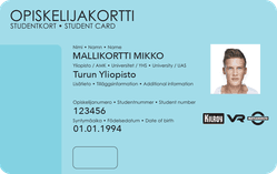 Studentkort? Frank.