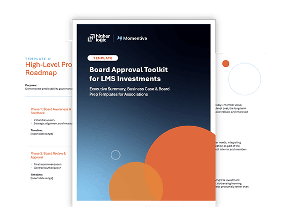 Board Approval Toolkit for LMS Investment