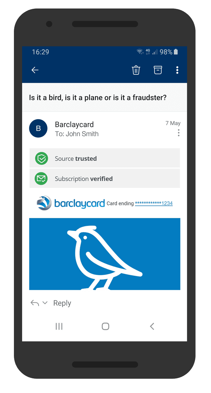 Trustbox - trust in your inbox