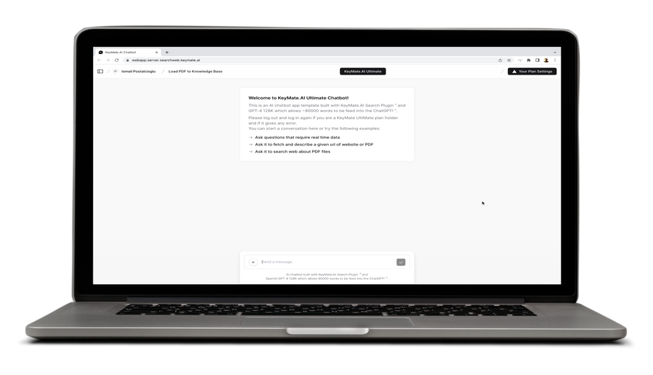 Keymate.AI | Use AI and Build GPTs with Search, Browse and Long Term Information Store Base