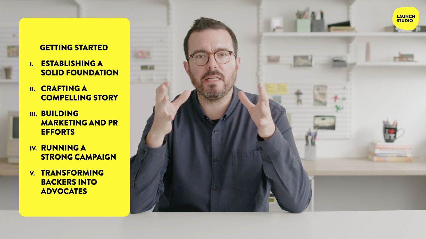 Kickstarter Masterclass by Launch Studio