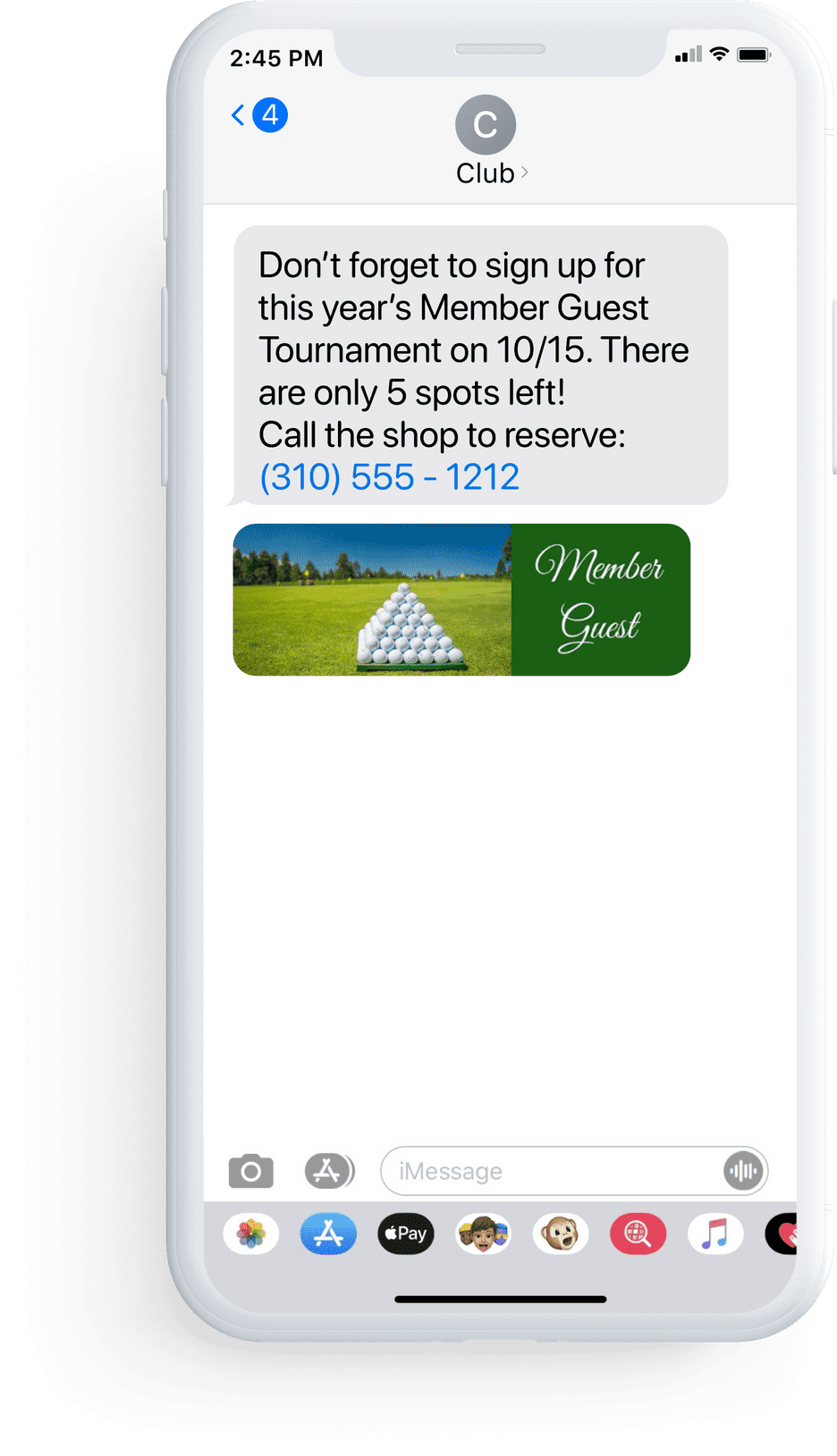 MemberText: Text Marketing for Social, Golf & Country Clubs