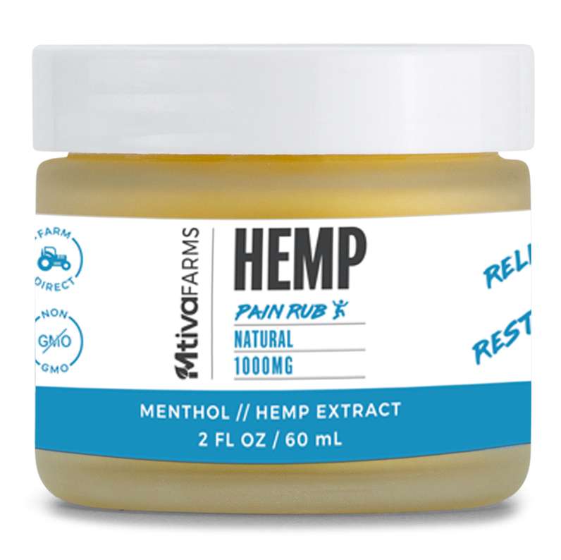 Organic hemp pain rub | Hemp cream for pain relief | Hemp cream for ...
