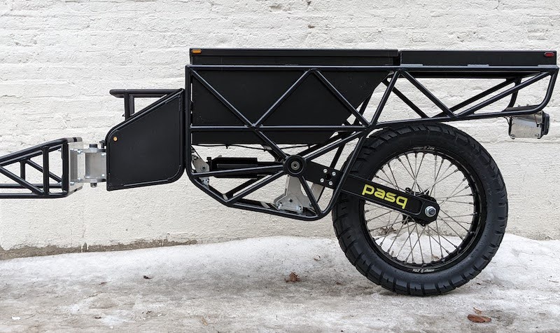 PASQ — Single-Wheel Motorcycle Trailers for ADVs